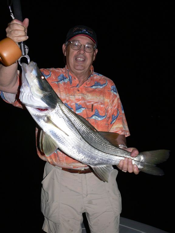 Snook fishing at night 2008