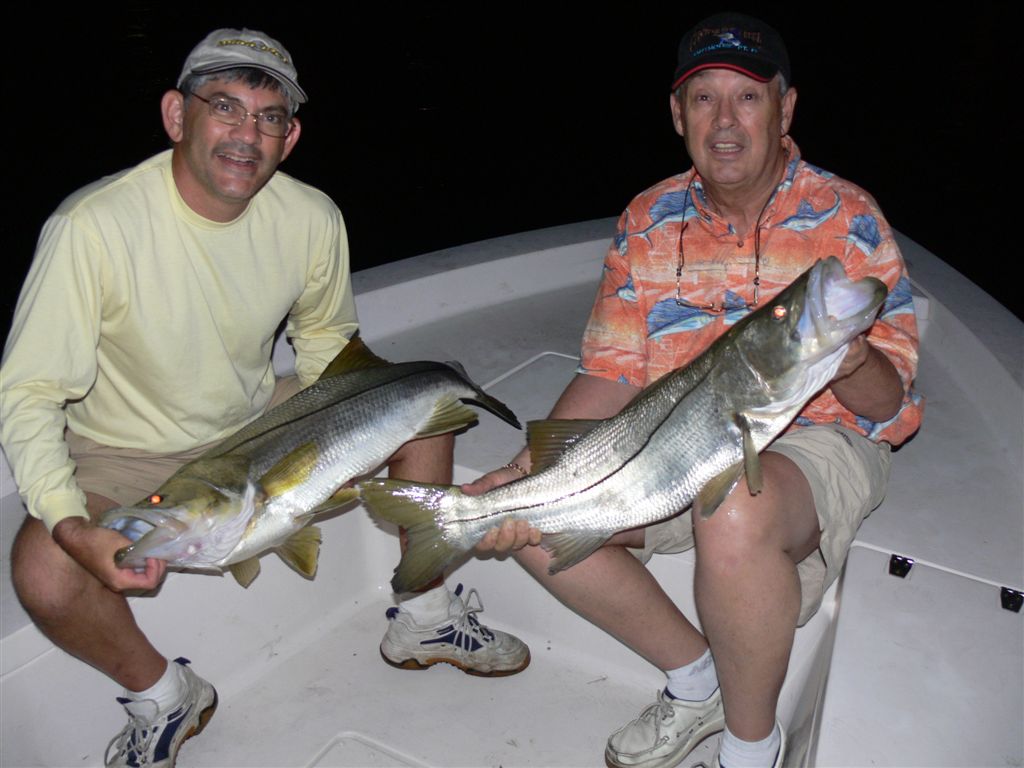 Snook fishing at night 2008